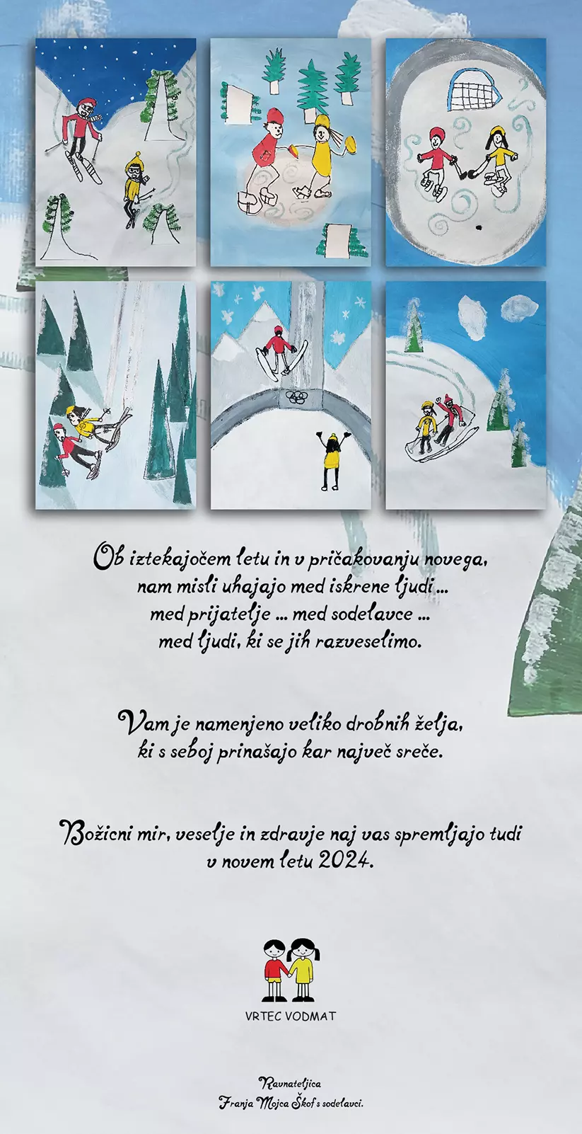 SREČNO 2024 | Vrtec Vodmat - Radi vedno radovedni