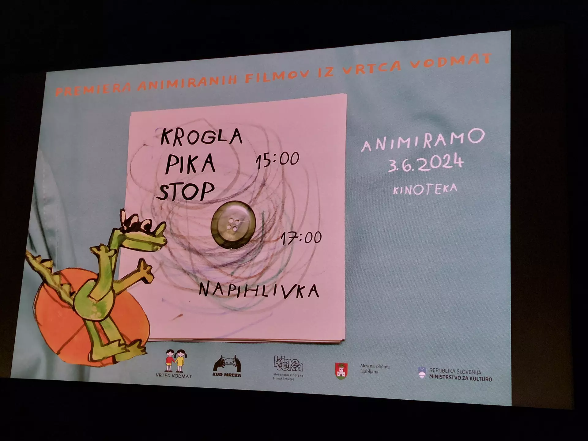 PREMIERA DVEH NOVIH ANIMIRANIH FILMOV OTROK VRTCA VODMAT | Vrtec Vodmat ...